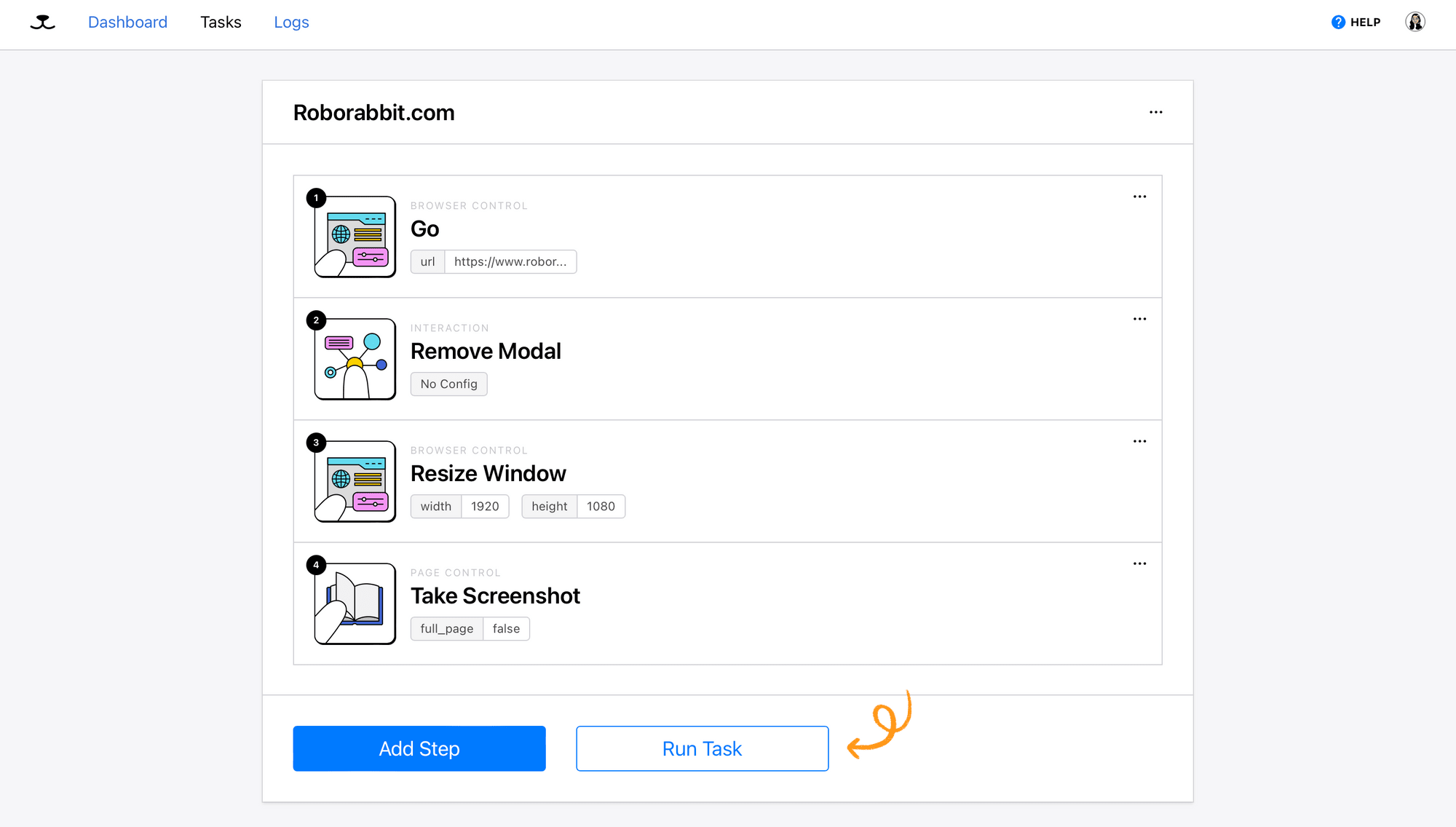 How to Automatically Take Screenshots with Roborabbit