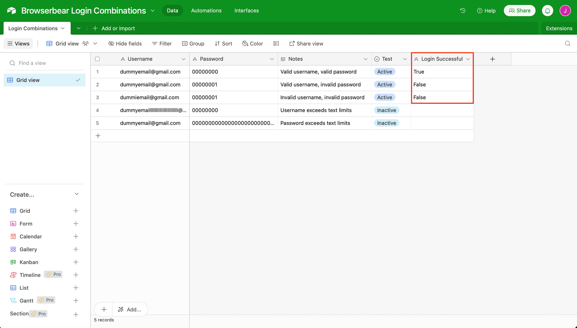 How to Create Automated Web App Login Tests with No Code