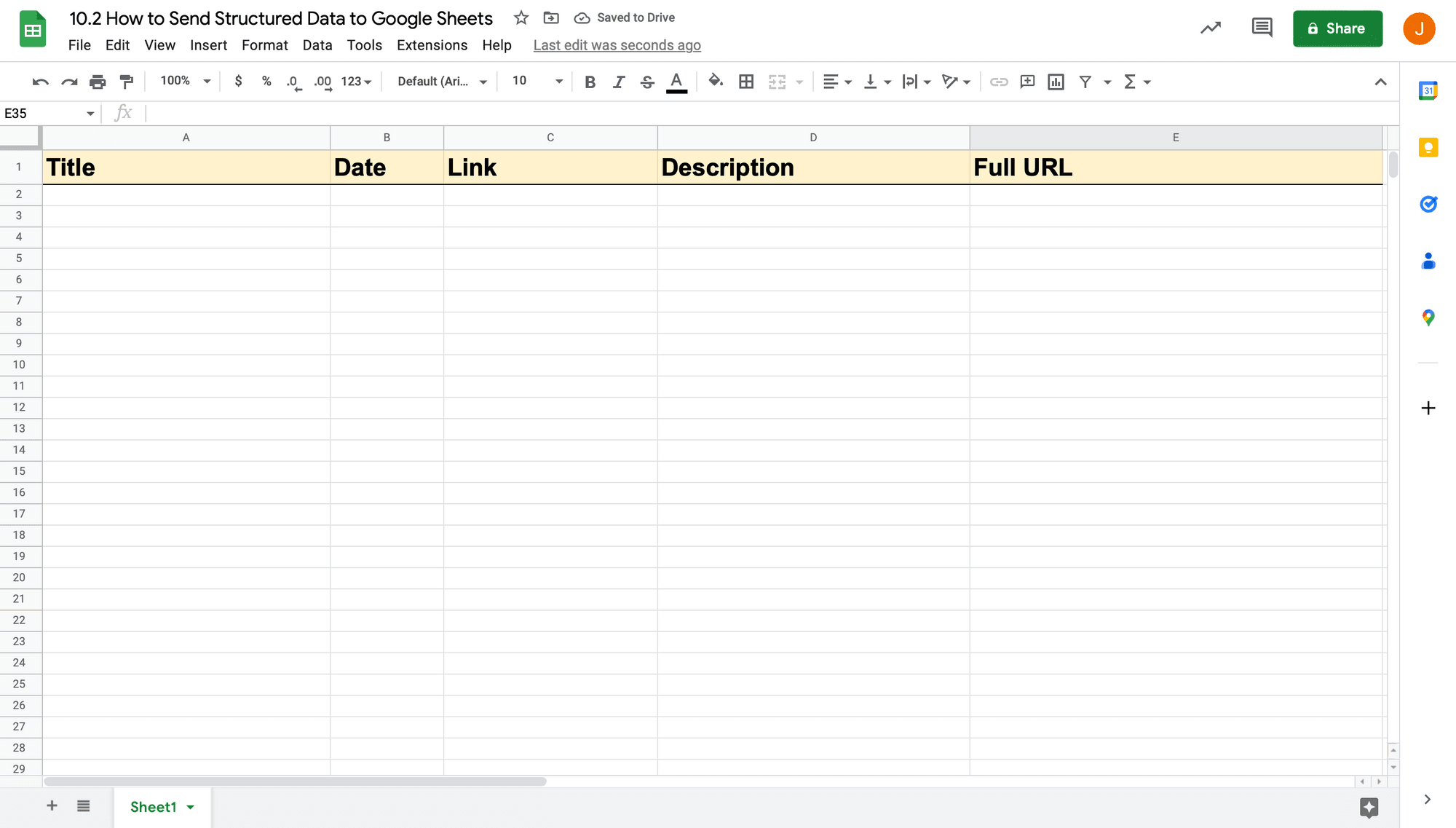 How to Automatically Scrape Structured Data and Save to Google Sheets