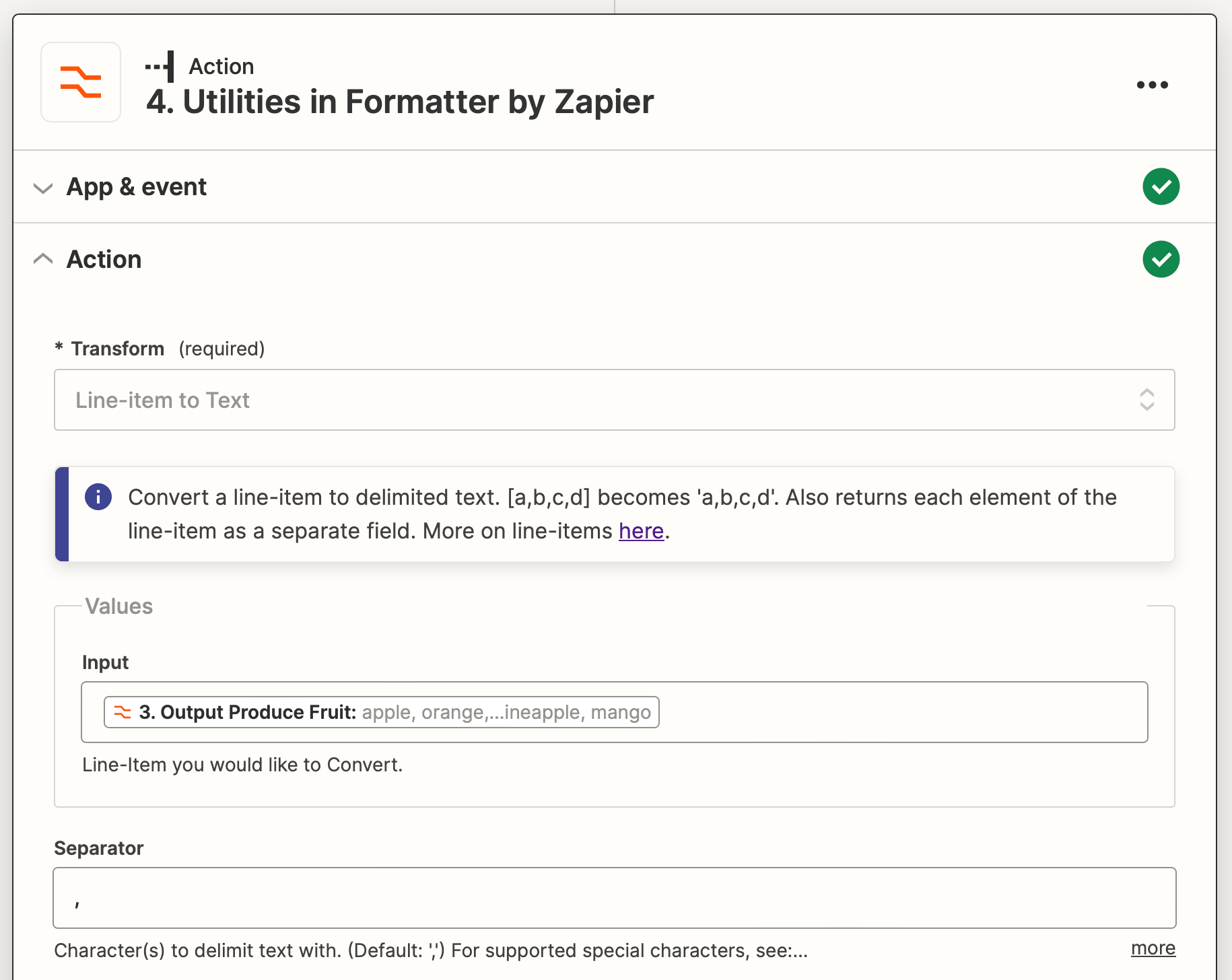 A Brief Guide to Line Items, Arrays, and Strings in Zapier