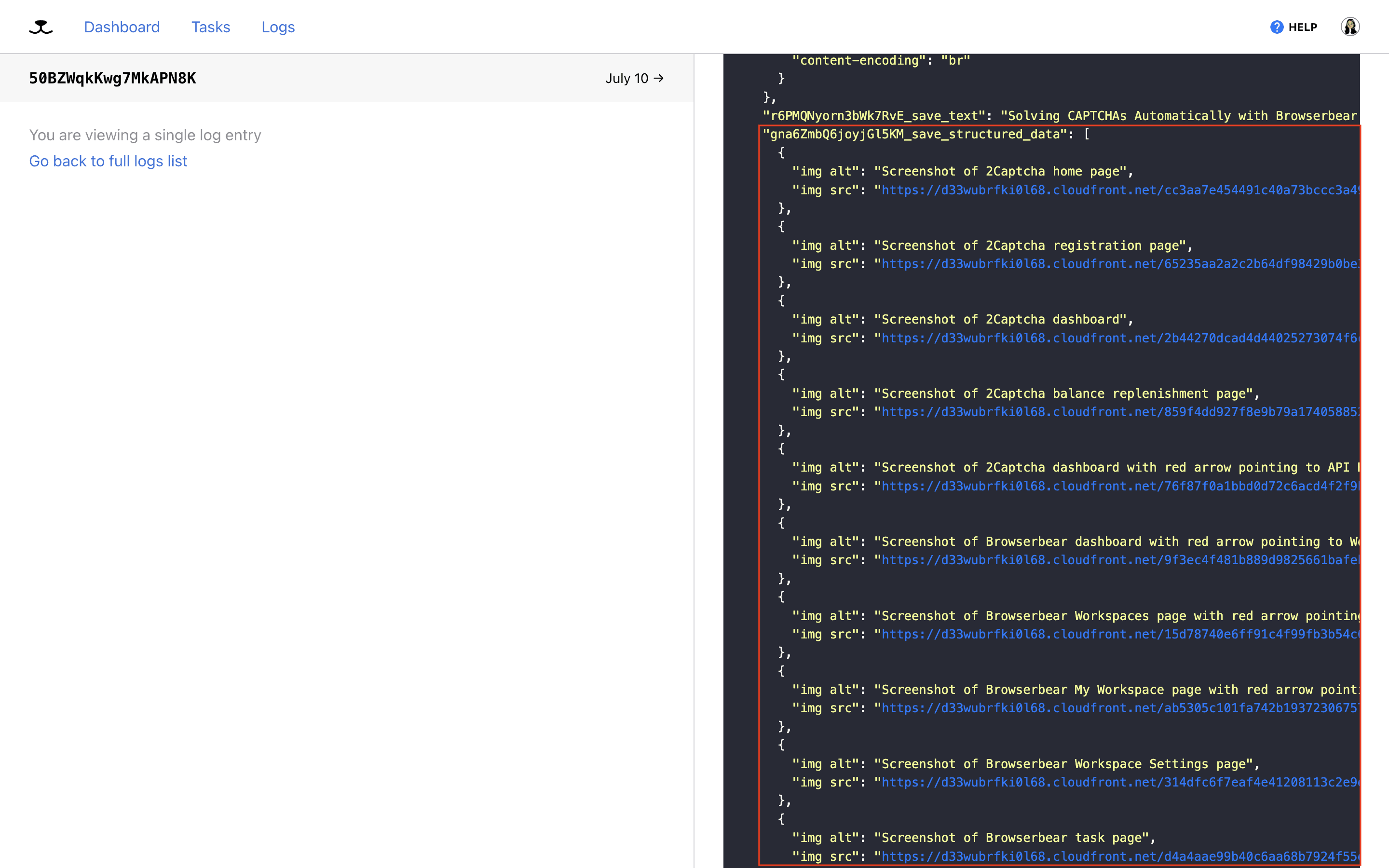 How to Automatically Scan for Missing Image Alt Text in Browserbear