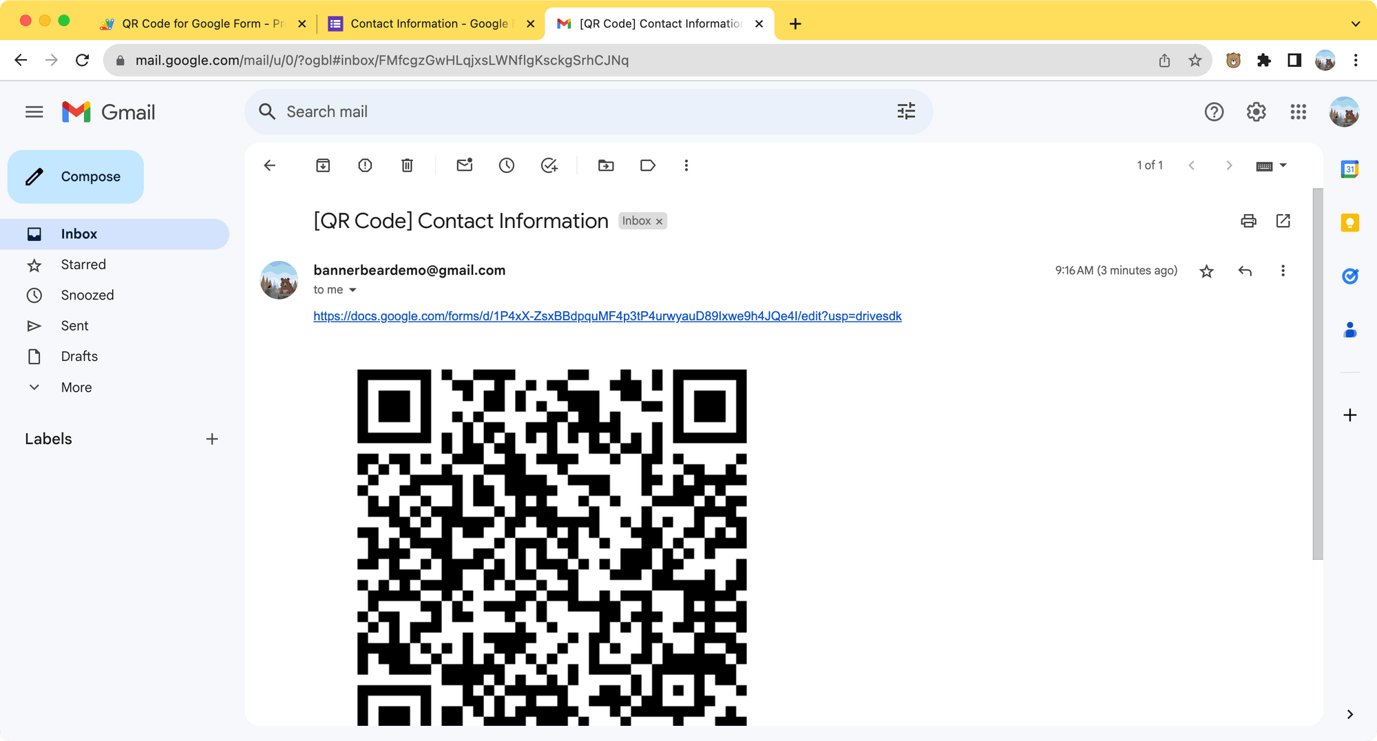 How to Make a QR Code for a Google Form Automatically Using Google Apps Script