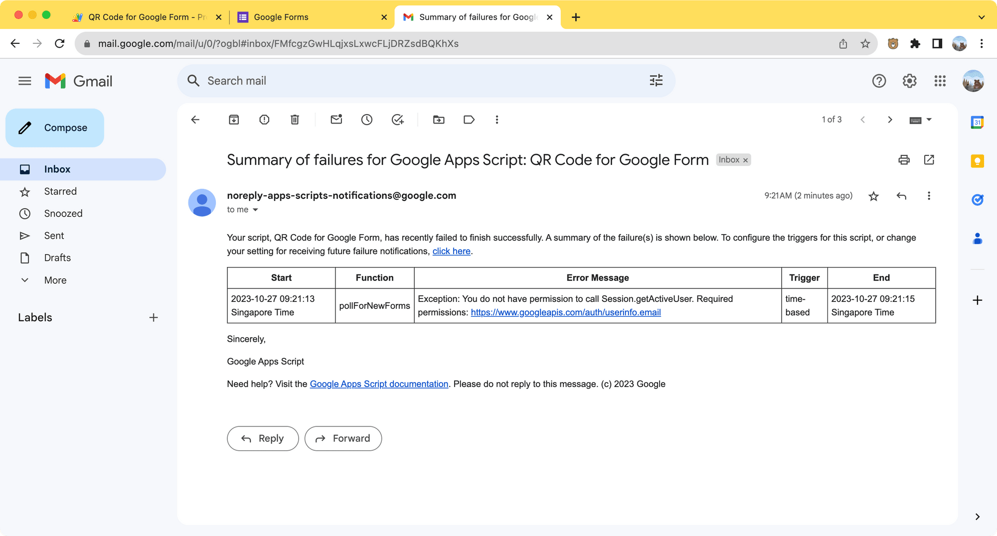 How to Make a QR Code for a Google Form Automatically Using Google Apps ...