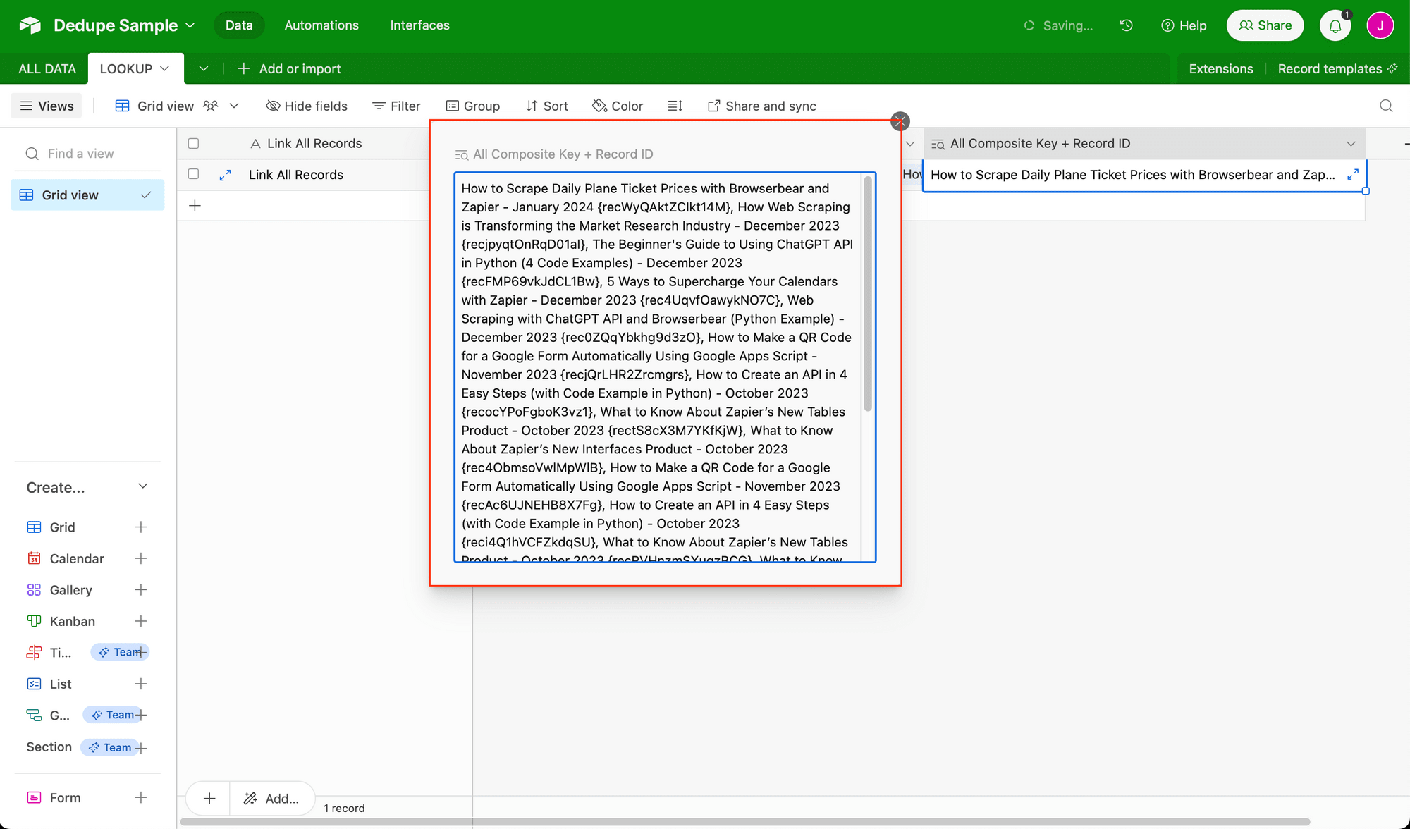 How To Automatically Delete Duplicate Records In Airtable Part 1 7269