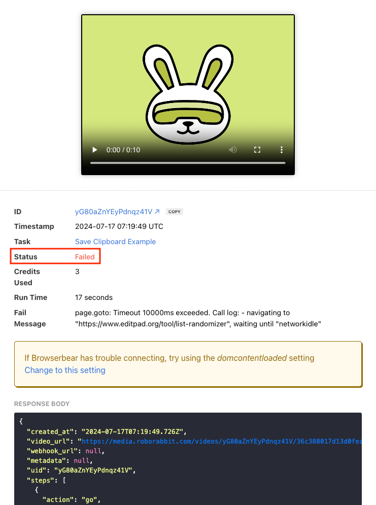 How to Debug Your Roborabbit Tasks (A Nocode Guide)