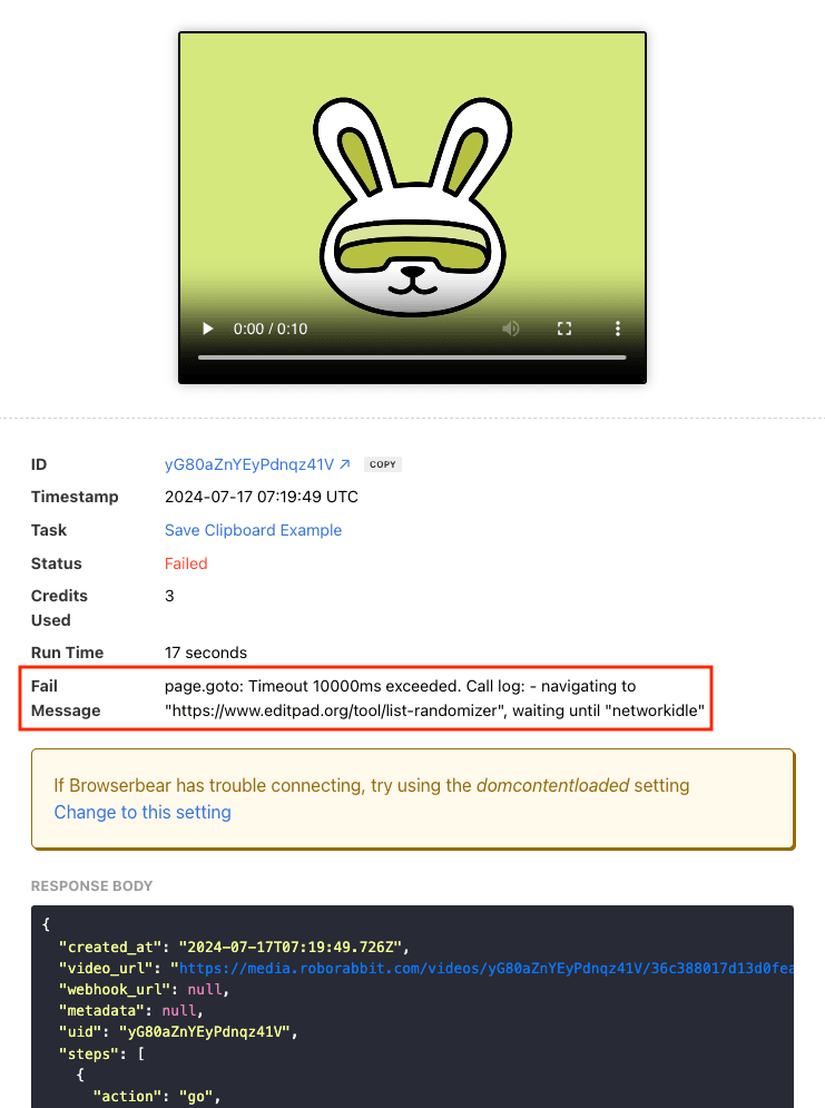 How to Debug Your Roborabbit Tasks (A Nocode Guide)