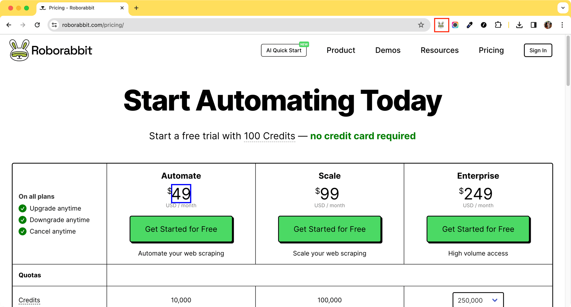 How to Scrape Lists of URLs from a Web Page Using Roborabbit